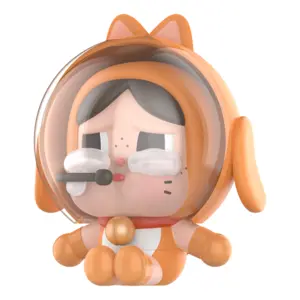 POP MART Crybaby Astronaut Cat Orange Doll Figure