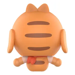 POP MART Crybaby Astronaut Cat Orange Doll Figure