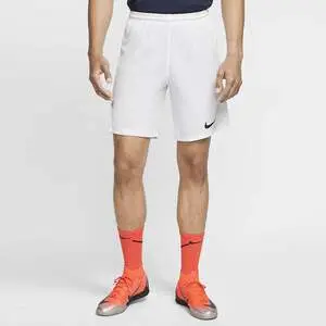 Nike Logo Print Athletic Shorts - White