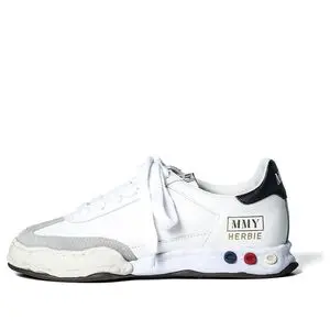 Mihara Yasuhiro Herbie Og Sole Leather Low-top Sneaker - White