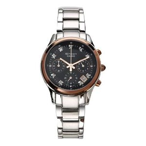 Casio Sheen Quartz Chronograph Stainless Steel Watch - Black