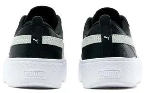 PUMA Smash Platform Leather Sneakers - Black