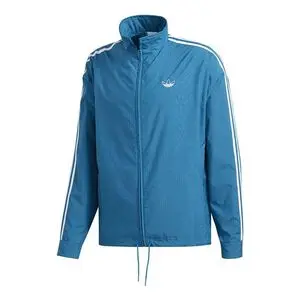 Adidas Originals Grid Plaid Zip-up Track Jacket - Blue