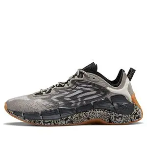 REEBOK Zig Kinetica 2 Animal Print Athletic Sneakers - Grey