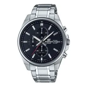 Casio Edifice Quartz Chronograph Watch - Black