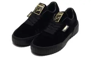 PUMA Cali Velvet Casual Sneakers - Black