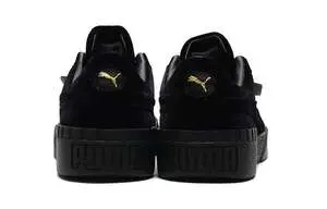 PUMA Cali Velvet Casual Sneakers - Black