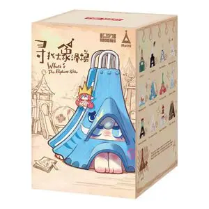 POP MART 1001moons Where's The Elephant Slide Figure Sealed Case - Multi-color