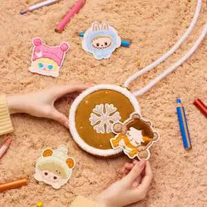 POP MART Pop Bean Fluffy And Cozy Crossbody Bag
