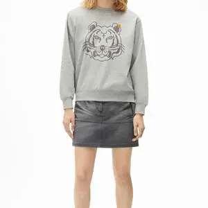 Kenzo Tiger Head Cotton Hoodie
