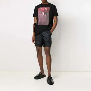 Off-White Sprayed Caravaggio Short-sleeve Slim Tee