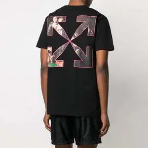 Off-White Sprayed Caravaggio Short-sleeve Slim Tee