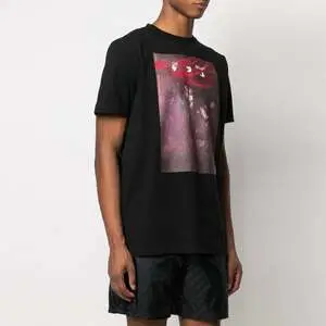 Off-White Sprayed Caravaggio Short-sleeve Slim Tee