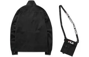 FILA FUSION Stand Collar Woven Jacket With Multiple Cargo Pockets