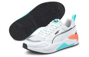PUMA X-ray 2 Square Sneakers - White/orange/blue