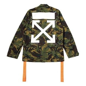 Off-White Camouflage Arrows Patch Jacket - Green
