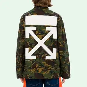 Off-White Camouflage Arrows Patch Jacket