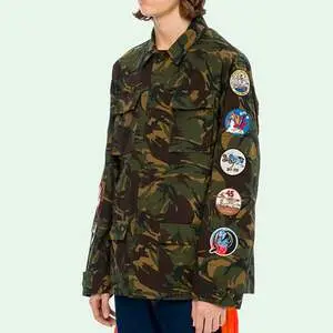 Off-White Camouflage Arrows Patch Jacket