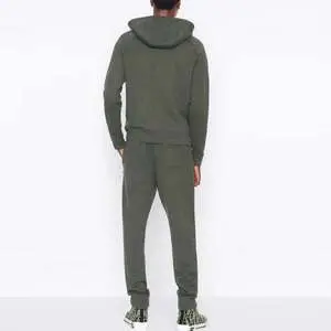 Dior Cashmere Blend Knit Hooded Zip-up Jacket - Tan