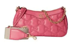 Gucci Gg Matelasse Handbag - Pink