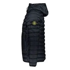 Stone Island Quilted Down Jacket - Navy