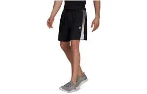 Adidas Logo Printing Splicing Sports Gym Shorts