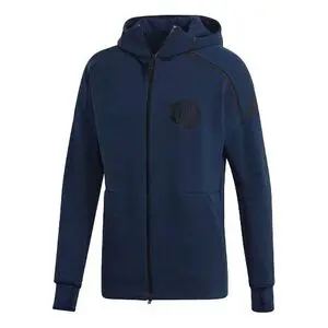 Adidas Basketball Sports Hooded Jacket - Black