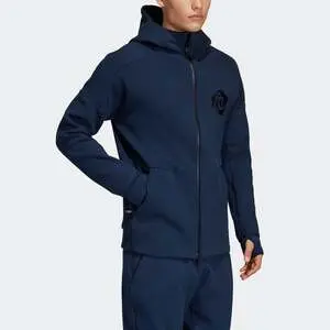 Adidas Basketball Sports Hooded Jacket