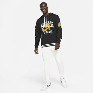 Nike French Terry Pullover Hoodie - Black