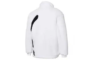 PUMA Sherpa Jacket With Large Logo And Contrasting Colors