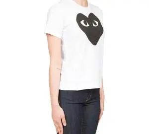 Play Comme Des Garcon Black Heart Logo T-shirt