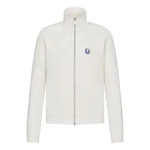 Dior Fw21 Knit Sports Jacket - White