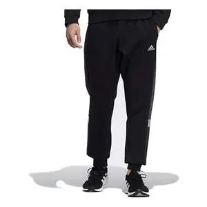 Adidas Side Stripe Contrasting Colors Bundle Feet Sports Pants/trousers/joggers Black - Default Color