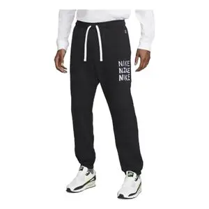 Nike Fleece Jogger Pants 'black - Black/white