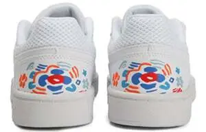Adidas Hoops 2.0 Embroidered Sneakers - White