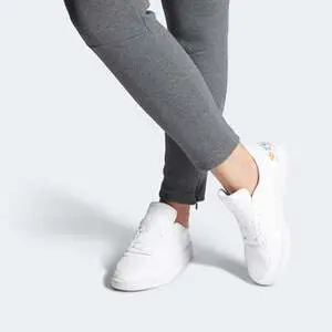 Adidas Hoops 2.0 Embroidered Sneakers - White