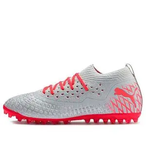 PUMA Future 4.2 Netfit Mg Football Boots - Grey/red