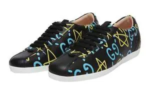 Gucci Apollo Star Leather Gg Logo Sneaker