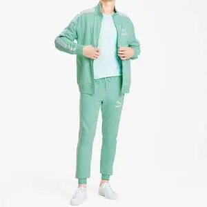 PUMA Iconic Stand Collar Zip-up Track Jacket - Green