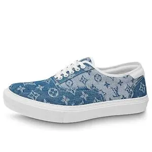 LOUIS VUITTON Trocadero Sneakers Denim Monogram - Blue/white