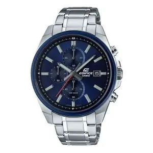Casio Edifice Quartz Chronograph Watch With Sapphire Crystal - Blue