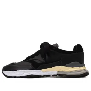 Mihara Yasuhiro Maison MIHARA YASUHIRO GEORGE OG Sole Leather Low-top Sneaker Black