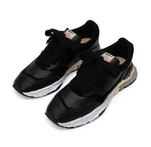 Mihara Yasuhiro George Og Sole Leather Low-top Sneaker