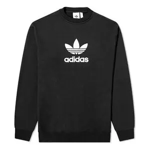 Adidas Originals Premium Chest Logo Crewneck Pullover - Black