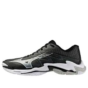 Mizuno Wave Lightning Elite Wide Athletic Sneakers - Black/white