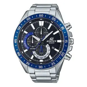 Casio Edifice Stainless Steel Chronograph Watch - Black