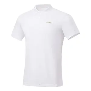 LI-NING Logo Training Polo Shirt - White
