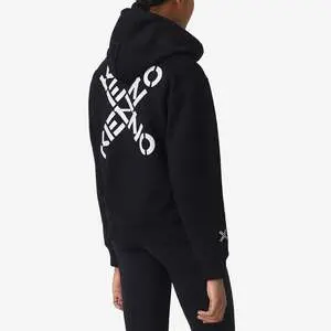 Kenzo Alphabet Printing Hooded Zipper Hoodie