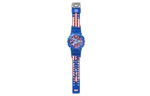 Casio G-shock Analog-digital Watch - Redbluewhite