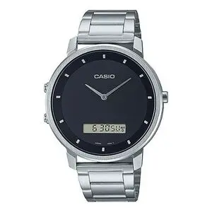 Casio Classic Analog Watch With Stainless Steel Strap - Black